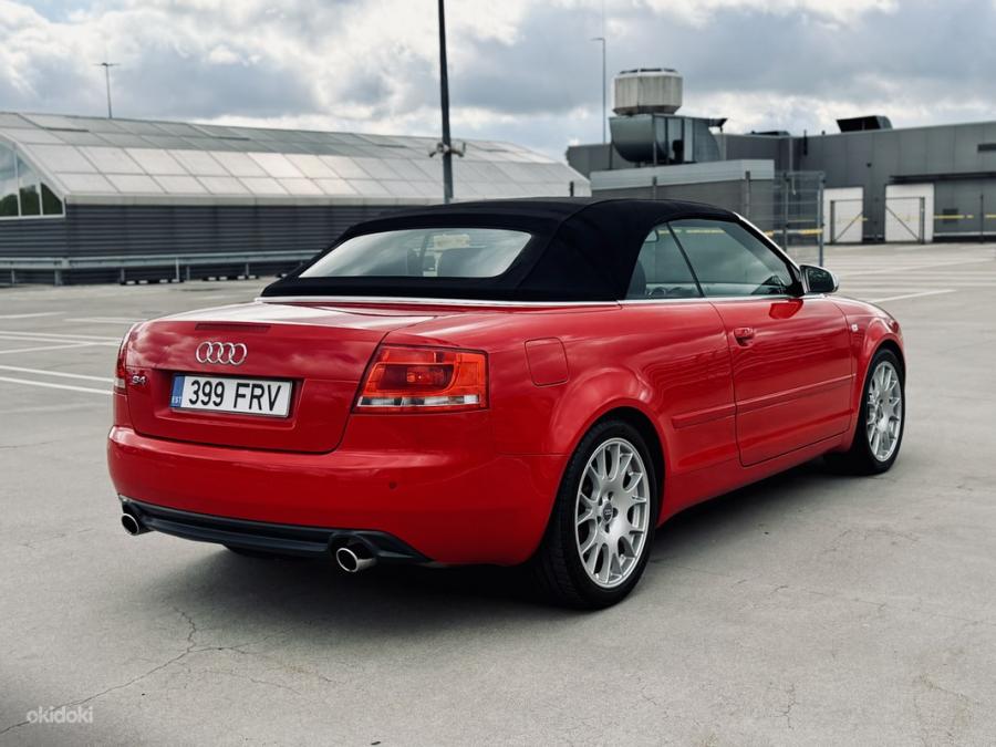 Red Audi S4 2004 in Tallinn, with an engine capacity of 4.20 L and mileage of 132 thousand km for 8999 €, photo 19 on AUTOMOTO.COM.LV