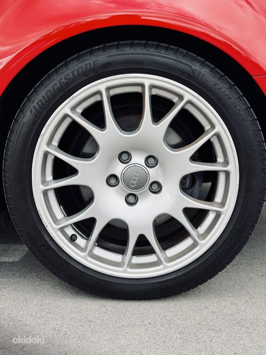 Red Audi S4 2004 in Tallinn, with an engine capacity of 4.20 L and mileage of 132 thousand km for 8999 €, photo 22 on AUTOMOTO.COM.LV