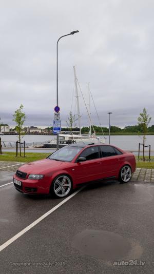Sarkans Audi S4 2003 Tallina, ar dzinēja tilpumu 4.20 L un nobraukumu 0 tūkst. km par 7400 €, foto  vietnē AUTOMOTO.COM.LV