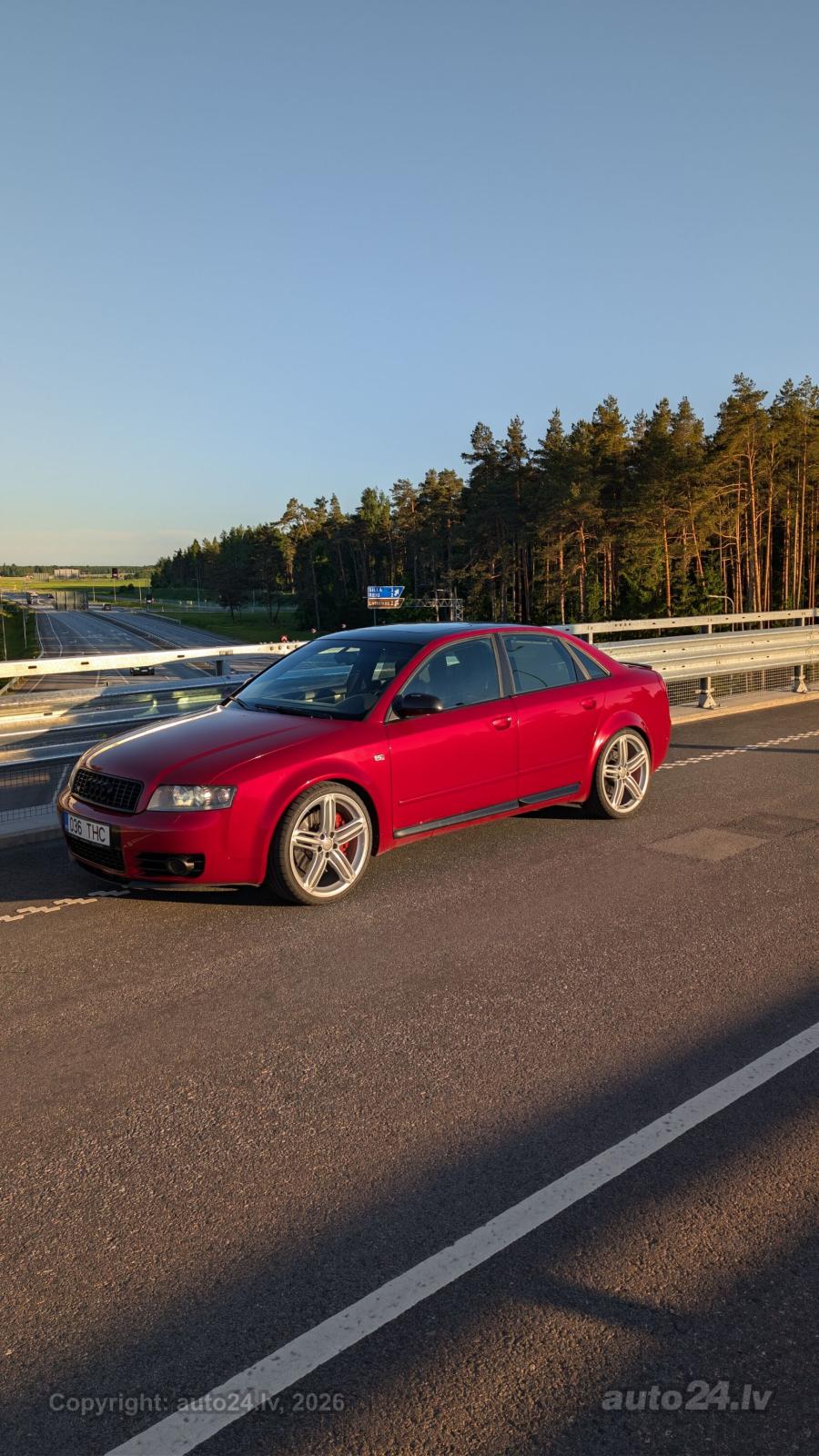 Red Audi S4 2003 in Tallinn, with an engine capacity of 4.20 L and mileage of 0 thousand km for 7400 €, photo 14 on AUTOMOTO.COM.LV