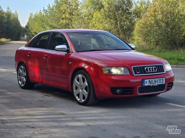 Audi S4 2004 Viļņa vietnē Sarkans Audi S4 2004 Viļņa, ar dzinēja tilpumu 4.20 L un nobraukumu 282 tūkst. km par 8500 €, foto 11 vietnē AUTOMOTO.COM.LV