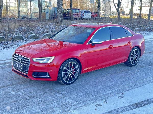 Sarkans Audi S4 2018 Šauļi, ar dzinēja tilpumu 3.00 L un nobraukumu 121 tūkst. km par 22900 €, foto 2 vietnē AUTOMOTO.COM.LV