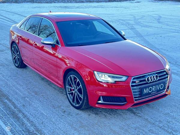 Sarkans Audi S4 2018 Šauļi, ar dzinēja tilpumu 3.00 L un nobraukumu 121 tūkst. km par 22900 €, foto 5 vietnē AUTOMOTO.COM.LV