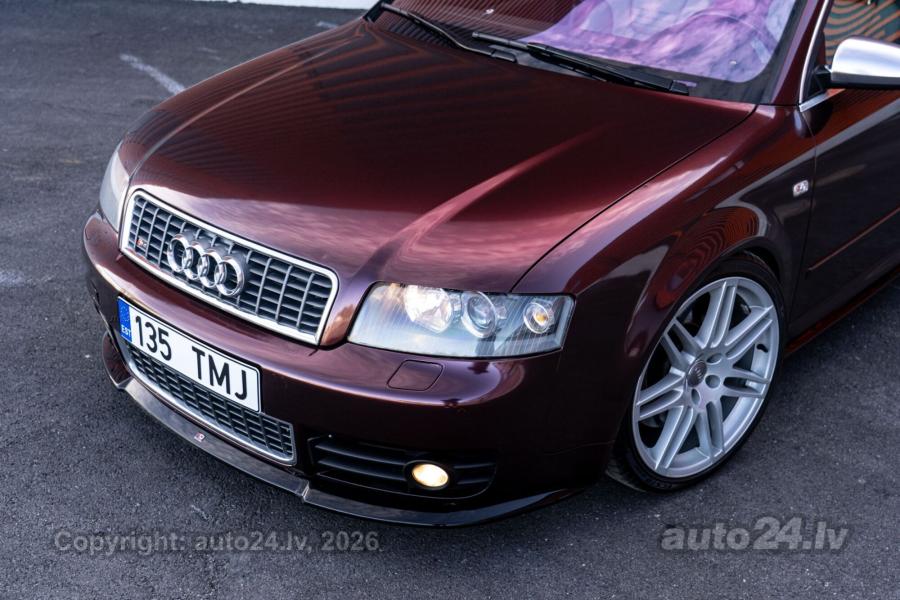 Red Audi S4 2004 in Tallinn, with an engine capacity of 4.20 L and mileage of 306 thousand km for 7500 €, photo 6 on AUTOMOTO.COM.LV