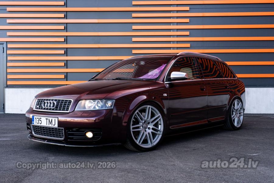 Red Audi S4 2004 in Tallinn, with an engine capacity of 4.20 L and mileage of 306 thousand km for 7500 €, photo 7 on AUTOMOTO.COM.LV