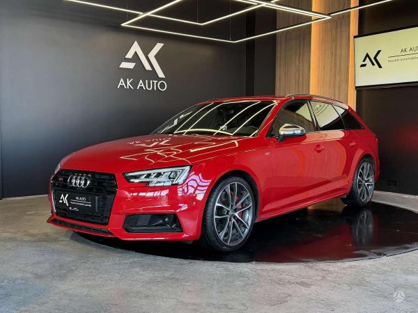 Sarkans Audi S4 2017 Kauņa, ar dzinēja tilpumu 3.00 L un nobraukumu 76 tūkst. km par 31990 €, foto 6 vietnē AUTOMOTO.COM.LV