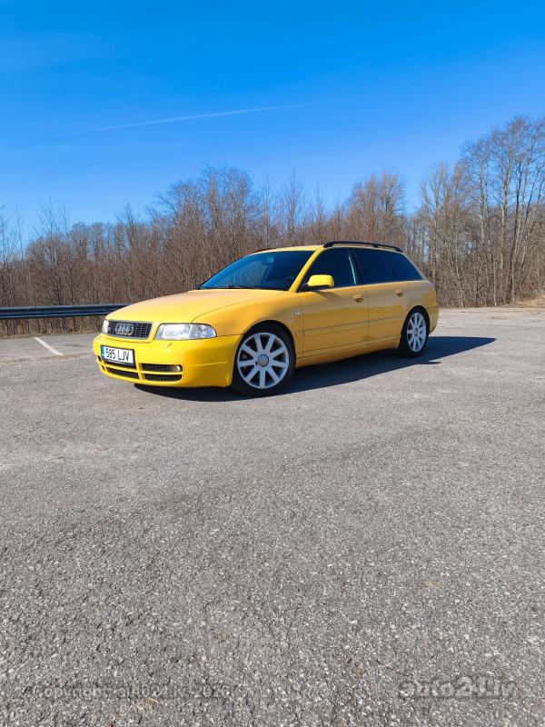 Yellow Audi S4 1999 in Parnu, with an engine capacity of 2.70 L and mileage of 390 thousand km for 8650 €, photo 1 on AUTOMOTO.COM.LV
