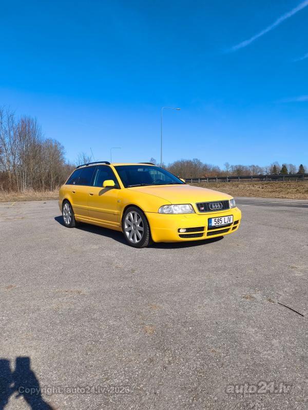 Yellow Audi S4 1999 in Parnu, with an engine capacity of 2.70 L and mileage of 390 thousand km for 8650 €, photo 2 on AUTOMOTO.COM.LV