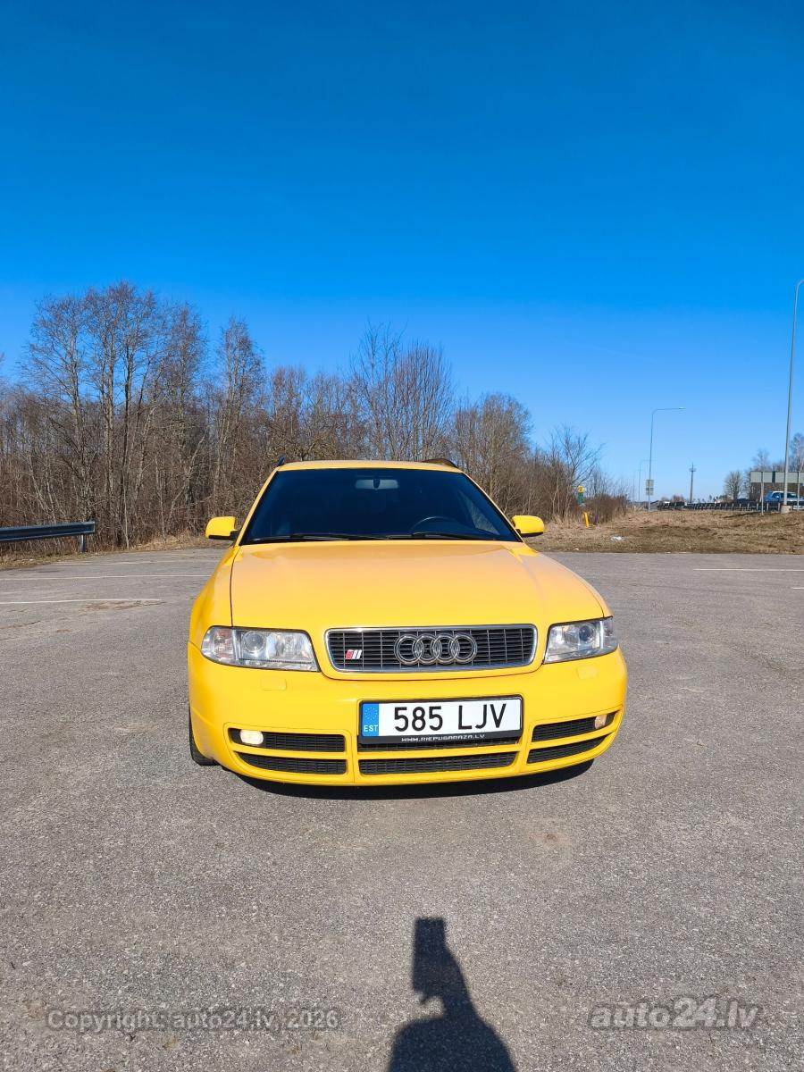 Yellow Audi S4 1999 in Parnu, with an engine capacity of 2.70 L and mileage of 390 thousand km for 8650 €, photo 4 on AUTOMOTO.COM.LV