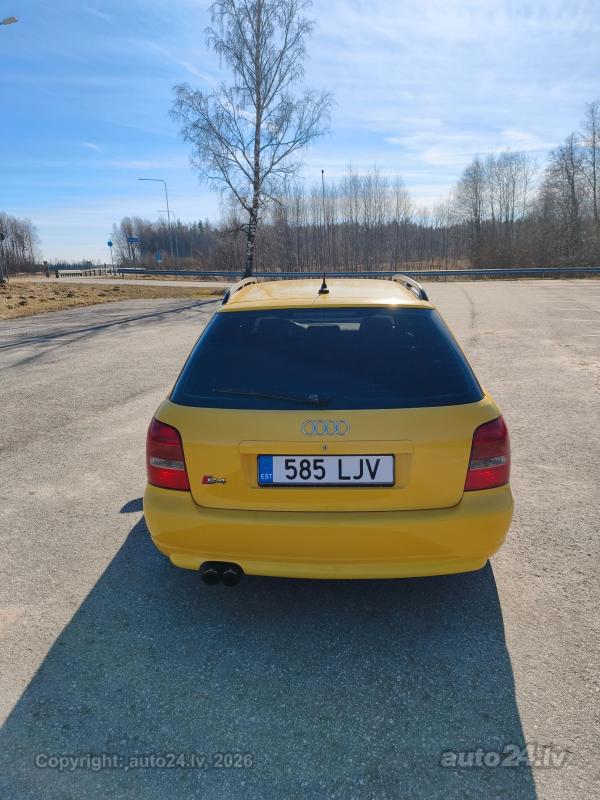 Yellow Audi S4 1999 in Parnu, with an engine capacity of 2.70 L and mileage of 390 thousand km for 8650 €, photo 4 on AUTOMOTO.COM.LV