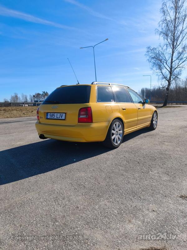 Yellow Audi S4 1999 in Parnu, with an engine capacity of 2.70 L and mileage of 390 thousand km for 8650 €, photo 6 on AUTOMOTO.COM.LV