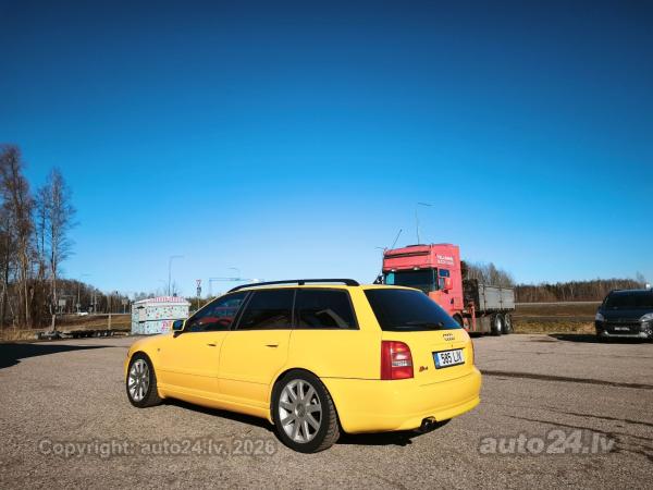 Yellow Audi S4 1999 in Parnu, with an engine capacity of 2.70 L and mileage of 390 thousand km for 8650 €, photo 7 on AUTOMOTO.COM.LV