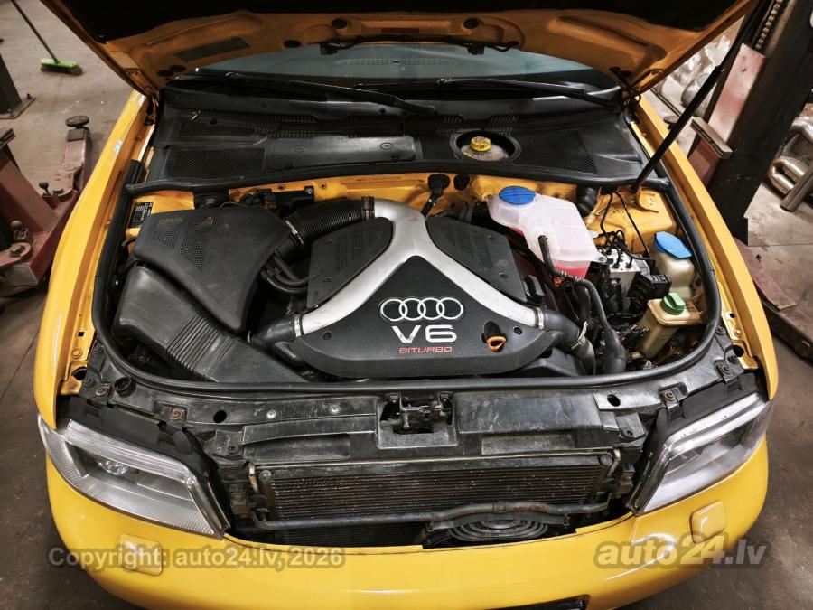Yellow Audi S4 1999 in Parnu, with an engine capacity of 2.70 L and mileage of 390 thousand km for 8650 €, photo 10 on AUTOMOTO.COM.LV