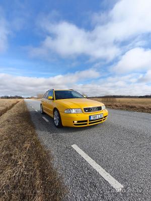 Yellow Audi S4 1999 in Parnu, with an engine capacity of 2.70 L and mileage of 390 thousand km for 8650 €, photo 20 on AUTOMOTO.COM.LV