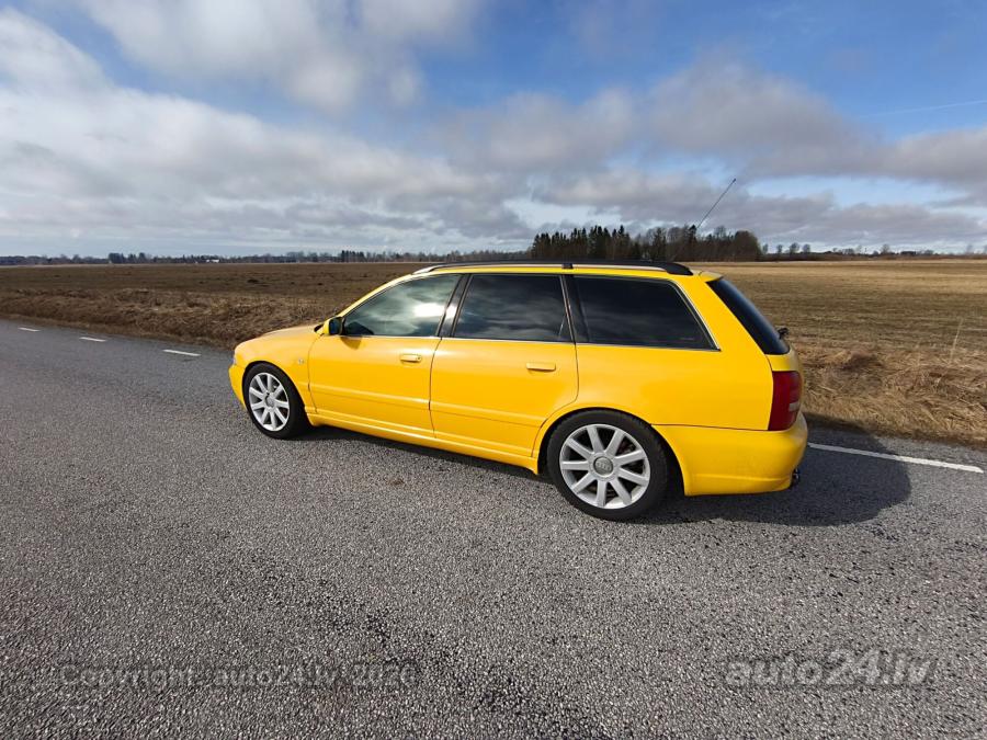 Yellow Audi S4 1999 in Parnu, with an engine capacity of 2.70 L and mileage of 390 thousand km for 8650 €, photo 21 on AUTOMOTO.COM.LV