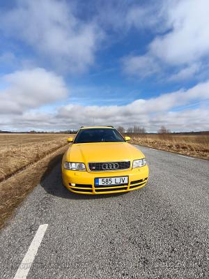 Yellow Audi S4 1999 in Parnu, with an engine capacity of 2.70 L and mileage of 390 thousand km for 8650 €, photo 23 on AUTOMOTO.COM.LV