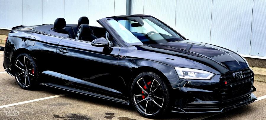 Black Audi S5 2018 in Kretinga, with an engine capacity of 3.00 L and mileage of 50 thousand km for 26499 €, photo 1 on AUTOMOTO.COM.LV