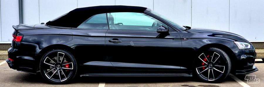 Black Audi S5 2018 in Kretinga, with an engine capacity of 3.00 L and mileage of 50 thousand km for 26499 €, photo 10 on AUTOMOTO.COM.LV