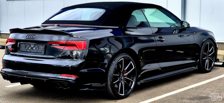Black Audi S5 2018 in Kretinga, with an engine capacity of 3.00 L and mileage of 50 thousand km for 26499 €, photo 12 on AUTOMOTO.COM.LV