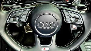 Black Audi S5 2018 in Kretinga, with an engine capacity of 3.00 L and mileage of 50 thousand km for 26499 €, photo 31 on AUTOMOTO.COM.LV