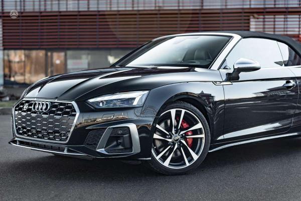 Black Audi S5 2024 in Klaipeda, with an engine capacity of 3.00 L and mileage of 3 thousand km for 39999 €, photo 7 on AUTOMOTO.COM.LV