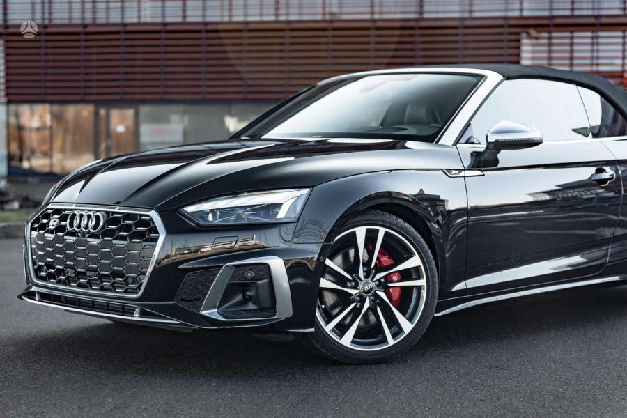 Melns Audi S5 2024 Klaipėda, ar dzinēja tilpumu 3.00 L un nobraukumu 3 tūkst. km par 39999 €, foto 8 vietnē AUTOMOTO.COM.LV