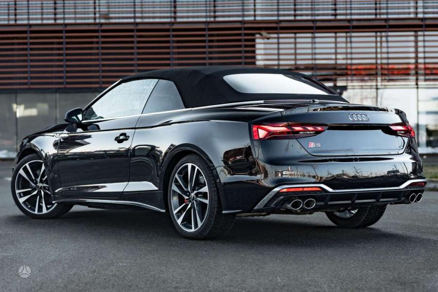Melns Audi S5 2024 Klaipėda, ar dzinēja tilpumu 3.00 L un nobraukumu 3 tūkst. km par 39999 €, foto 16 vietnē AUTOMOTO.COM.LV