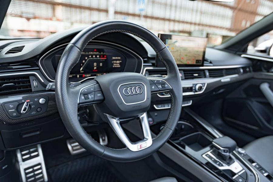 Melns Audi S5 2024 Klaipėda, ar dzinēja tilpumu 3.00 L un nobraukumu 3 tūkst. km par 39999 €, foto 26 vietnē AUTOMOTO.COM.LV