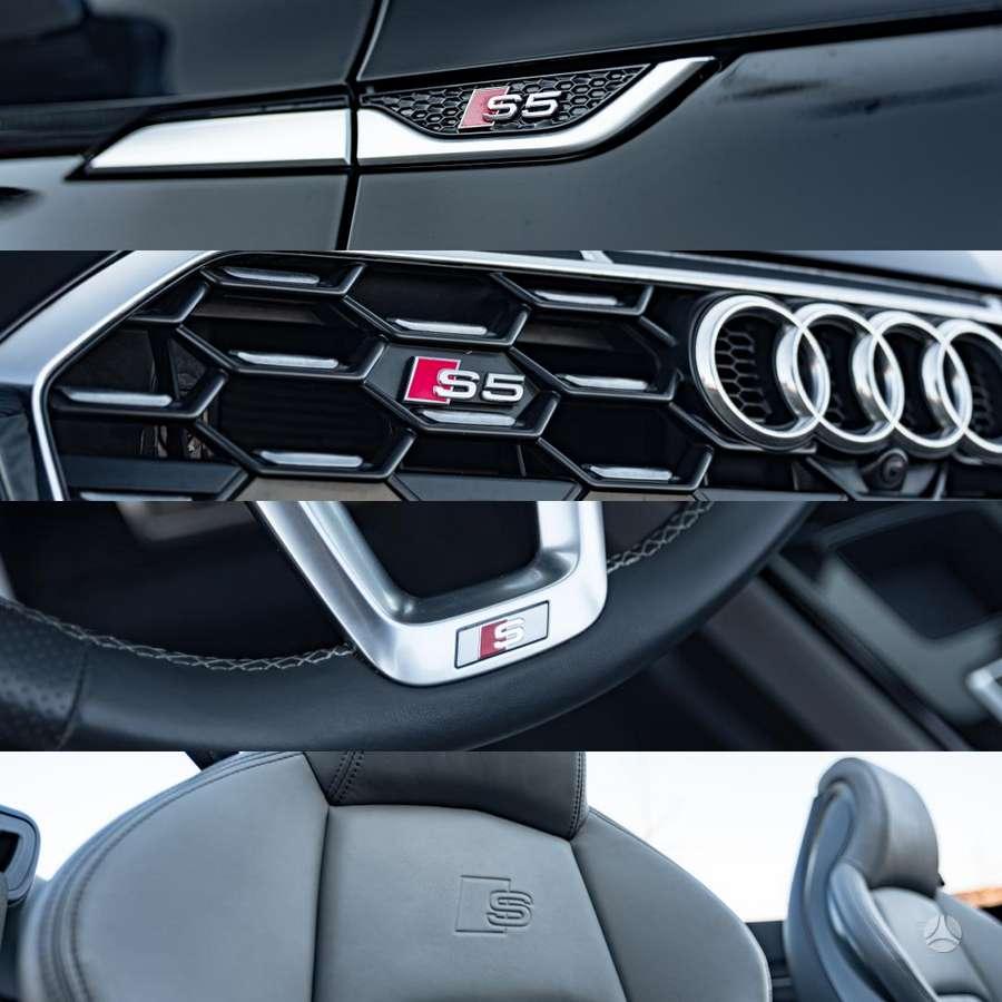 Melns Audi S5 2024 Klaipėda, ar dzinēja tilpumu 3.00 L un nobraukumu 3 tūkst. km par 39999 €, foto 38 vietnē AUTOMOTO.COM.LV