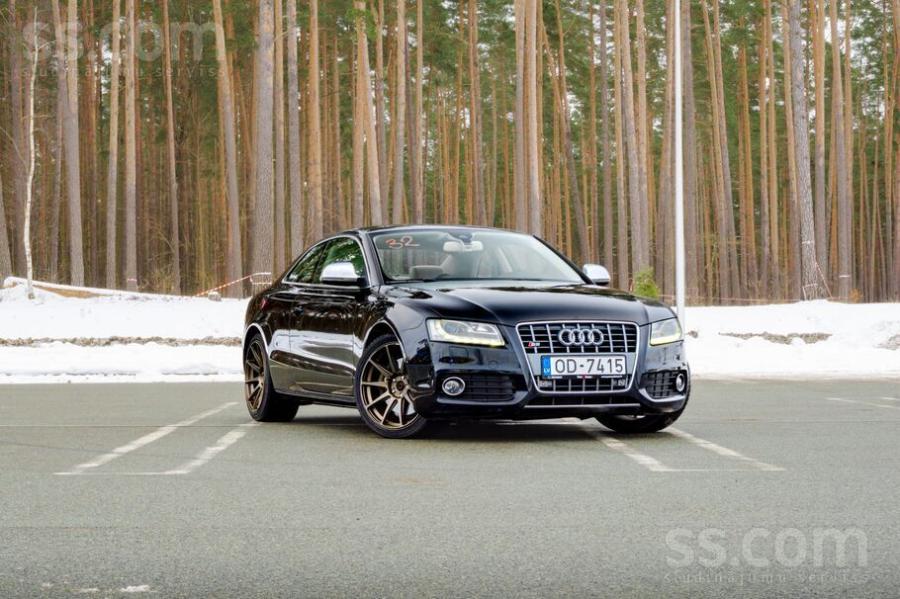 Melns Audi S5 2009 Rīga, ar dzinēja tilpumu 4.20 L un nobraukumu 184 tūkst. km par 13990 €, foto 2 vietnē AUTOMOTO.COM.LV