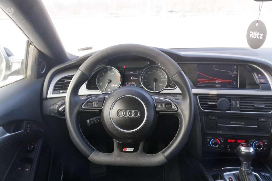 Melns Audi S5 2010 Kauņa, ar dzinēja tilpumu 4.16 L un nobraukumu 155 tūkst. km par 13400 €, foto 19 vietnē AUTOMOTO.COM.LV