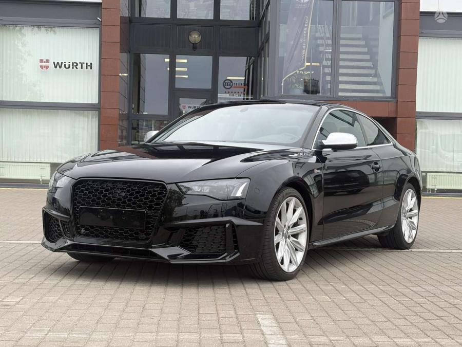 Black Audi S5 2015 in Klaipeda, with an engine capacity of 3.00 L and mileage of 224 thousand km for 9400 €, photo 1 on AUTOMOTO.COM.LV