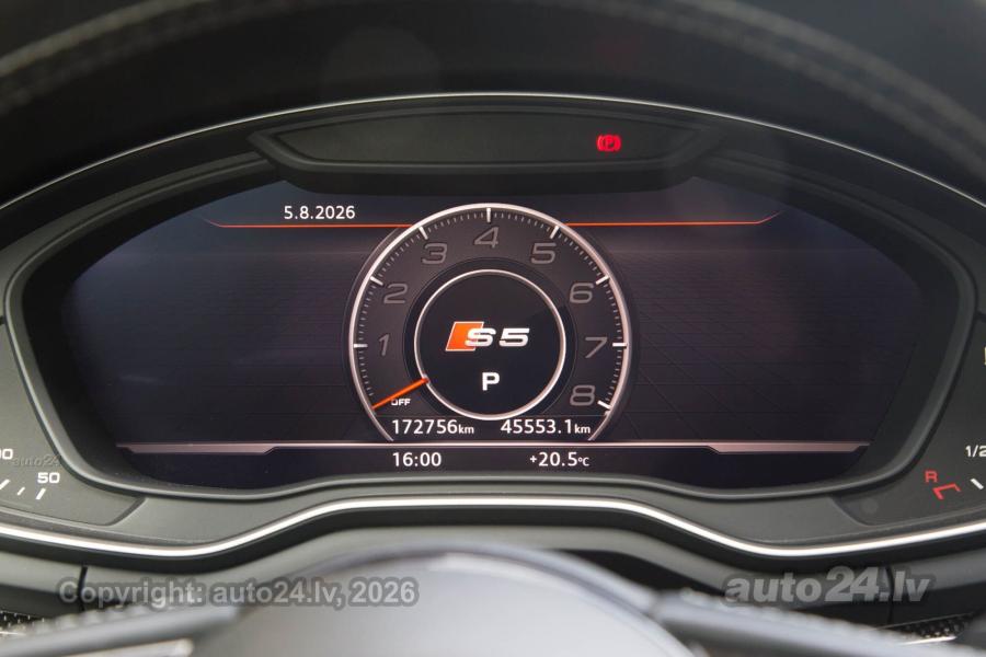 Melns Audi S5 2017 Tallina, ar dzinēja tilpumu 3.00 L un nobraukumu 173 tūkst. km par 27990 €, foto 27 vietnē AUTOMOTO.COM.LV