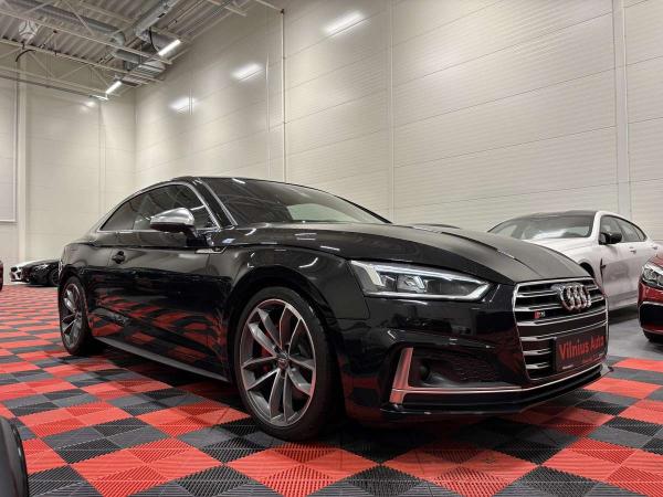 Black Audi S5 2018 in Vilnius, with an engine capacity of 3.00 L and mileage of 85 thousand km for 26800 €, photo 3 on AUTOMOTO.COM.LV