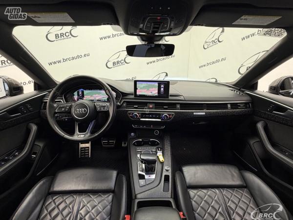 Melns Audi S5 2018 Avižieniai, ar dzinēja tilpumu 3.00 L un nobraukumu 130 tūkst. km par 23900 €, foto 3 vietnē AUTOMOTO.COM.LV