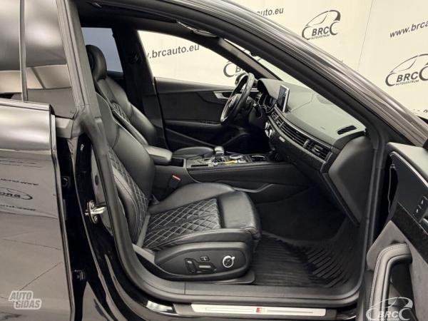 Melns Audi S5 2018 Avižieniai, ar dzinēja tilpumu 3.00 L un nobraukumu 130 tūkst. km par 23900 €, foto 4 vietnē AUTOMOTO.COM.LV