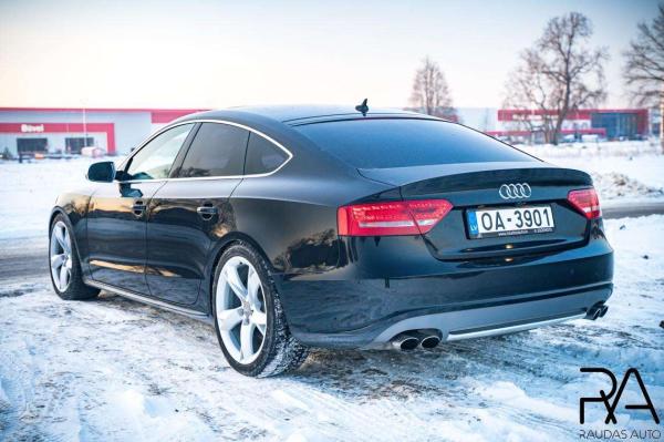 Black Audi S5 2011 in Riga, with an engine capacity of 3.00 L and mileage of 289 thousand km for 11990 €, photo 6 on AUTOMOTO.COM.LV