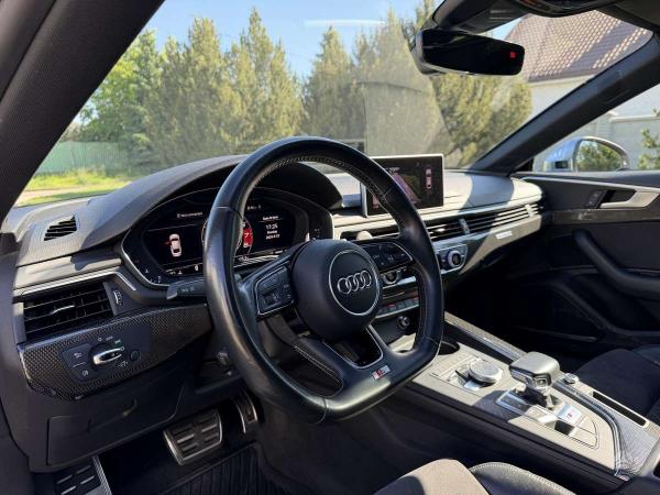 Melns Audi S5 2018 Kauņa, ar dzinēja tilpumu 3.00 L un nobraukumu 177 tūkst. km par 19500 €, foto 10 vietnē AUTOMOTO.COM.LV