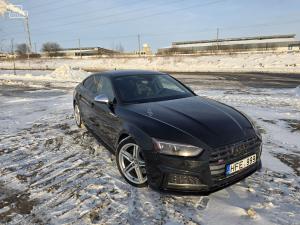 Black Audi S5 2019 in Klaipeda, with an engine capacity of 3.00 L and mileage of 71 thousand km for 31000 €, photo  on AUTOMOTO.COM.LV