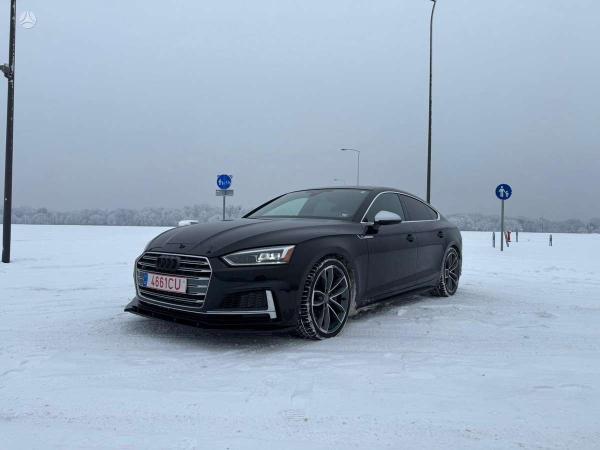 Melns Audi S5 2019 Kauņa, ar dzinēja tilpumu 3.00 L un nobraukumu 126 tūkst. km par 23750 €, foto 1 vietnē AUTOMOTO.COM.LV