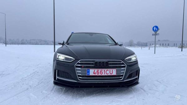 Melns Audi S5 2019 Kauņa, ar dzinēja tilpumu 3.00 L un nobraukumu 126 tūkst. km par 23750 €, foto 2 vietnē AUTOMOTO.COM.LV