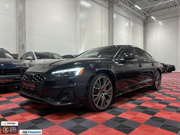 Black Audi S5 2022 in Vilnius, with an engine capacity of 3.00 L and mileage of 61 thousand km for 39400 €, photo 1 on AUTOMOTO.COM.LV