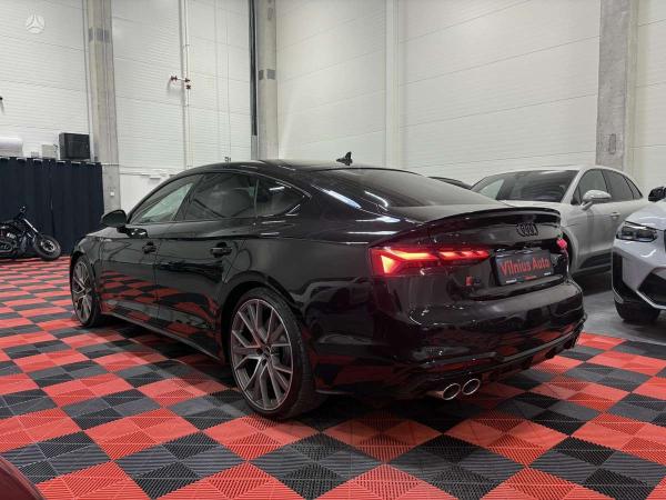Black Audi S5 2022 in Vilnius, with an engine capacity of 3.00 L and mileage of 61 thousand km for 39400 €, photo 6 on AUTOMOTO.COM.LV
