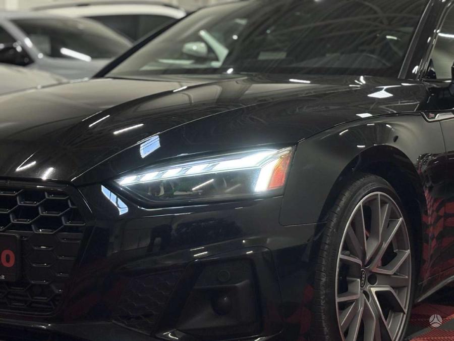 Melns Audi S5 2022 Viļņa, ar dzinēja tilpumu 3.00 L un nobraukumu 61 tūkst. km par 39400 €, foto 8 vietnē AUTOMOTO.COM.LV