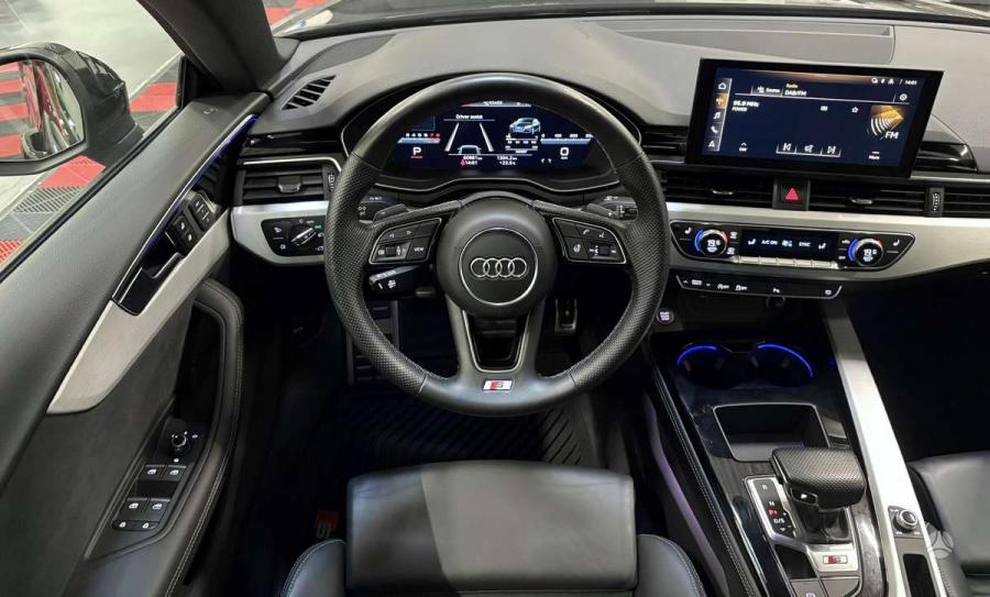 Melns Audi S5 2022 Viļņa, ar dzinēja tilpumu 3.00 L un nobraukumu 61 tūkst. km par 39400 €, foto 22 vietnē AUTOMOTO.COM.LV