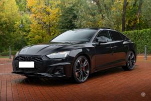 Black Audi S5 2023 in Vilnius, with an engine capacity of 3.00 L and mileage of 29 thousand km for 37950 €, photo 9 on AUTOMOTO.COM.LV