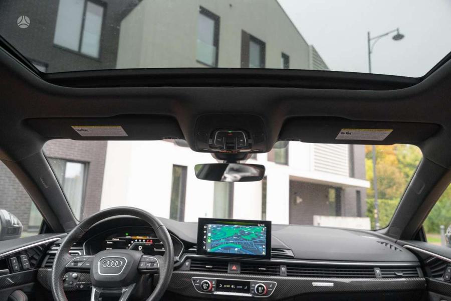 Black Audi S5 2023 in Vilnius, with an engine capacity of 3.00 L and mileage of 29 thousand km for 37950 €, photo 18 on AUTOMOTO.COM.LV