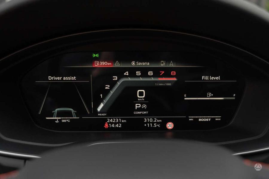 Black Audi S5 2023 in Vilnius, with an engine capacity of 3.00 L and mileage of 29 thousand km for 37950 €, photo 21 on AUTOMOTO.COM.LV