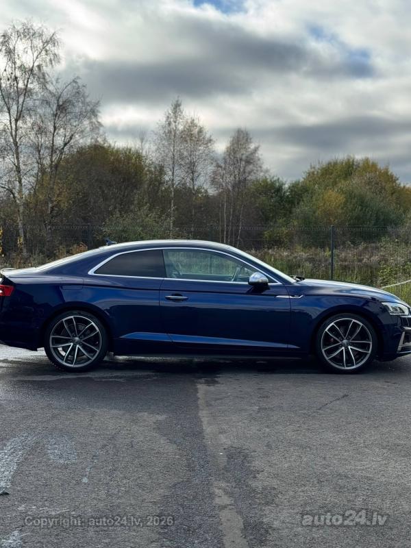Blue Audi S5 2017 in Tallinn, with an engine capacity of 3.00 L and mileage of 86 thousand km for 39000 €, photo 5 on AUTOMOTO.COM.LV