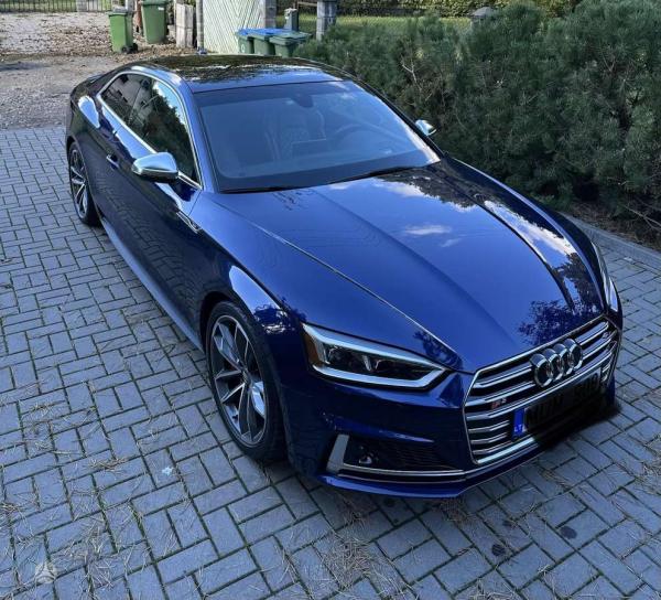 Zils Audi S5 2018 Kauņa, ar dzinēja tilpumu 3.00 L un nobraukumu 44 tūkst. km par 28900 €, foto 7 vietnē AUTOMOTO.COM.LV